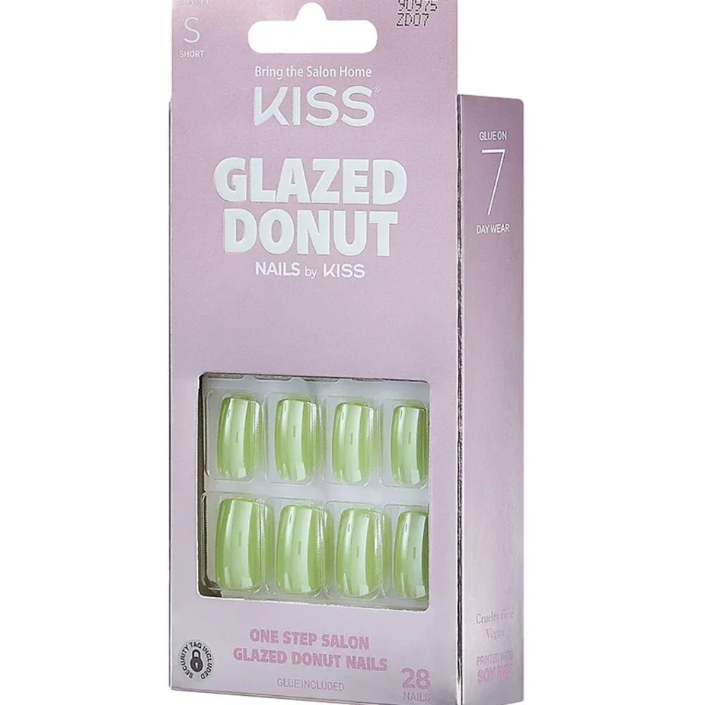 Kiss | Makeup | Kiss Glazed Donut Glueon Short Length Nails | Poshmark